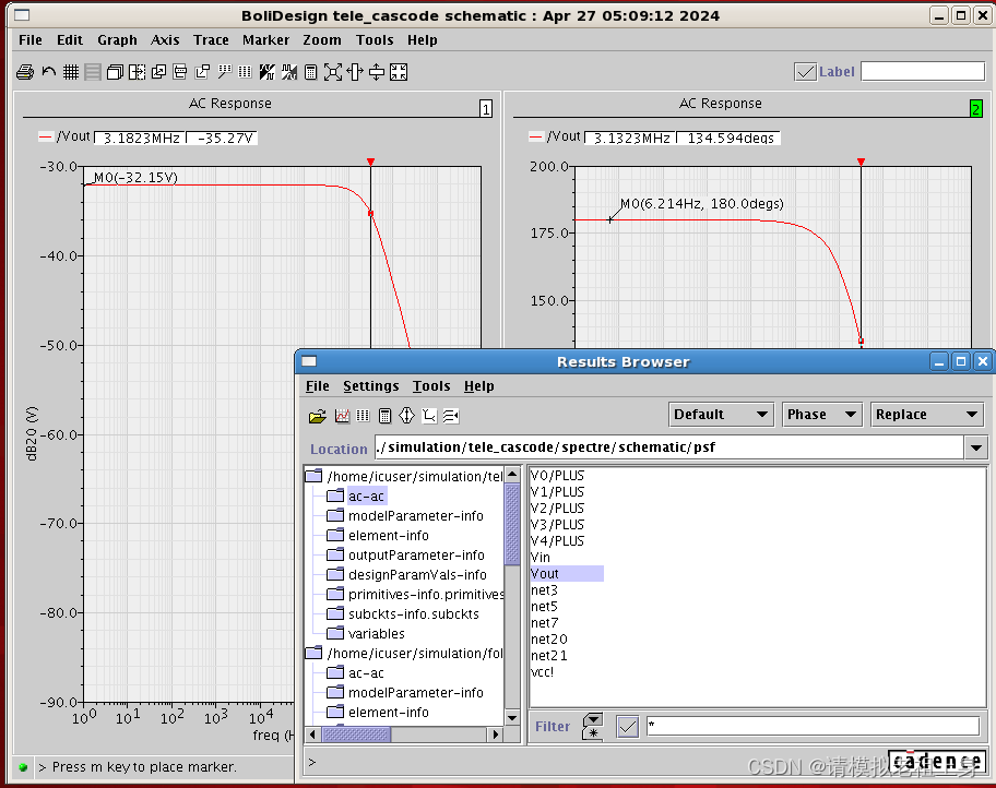 virtuoso IC5141 实验三 Cascode OTA放大器设计_cascode放大器-CSDN博客