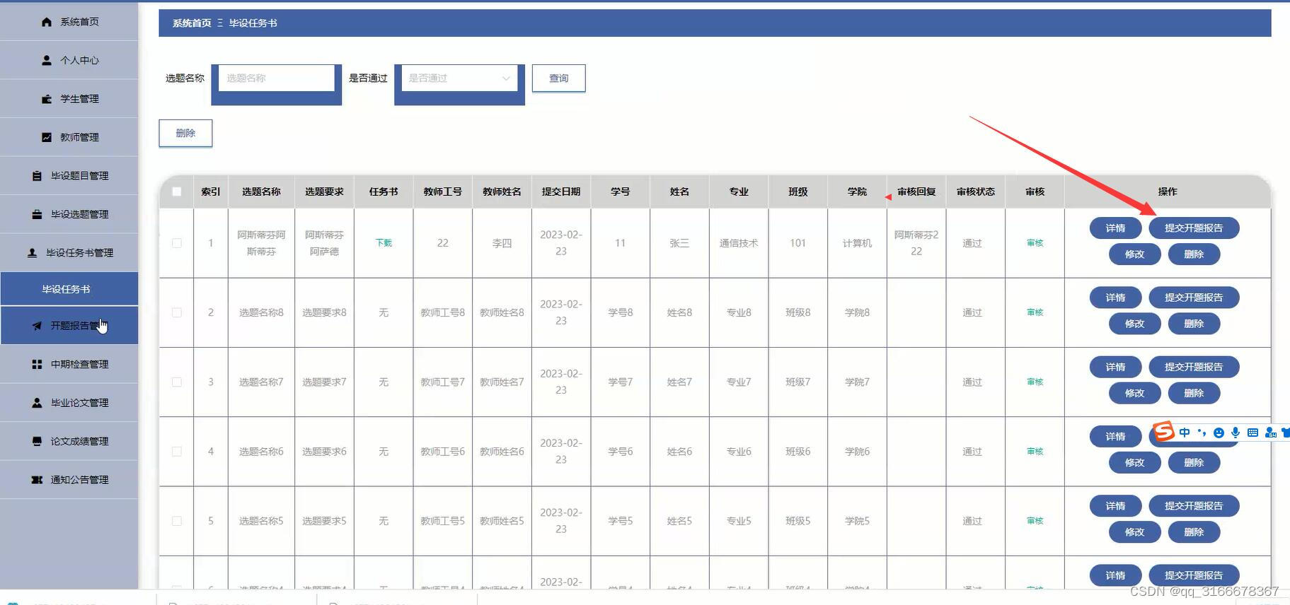 Vue Springboot基于java Web的毕业设计论文选题管理系统96r19基于javaweb的毕业设计选题能不能用