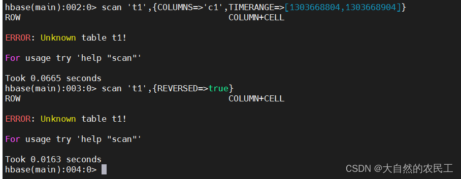 Hbase【进阶篇】01：HBase高级用法_hbase ttl-CSDN博客