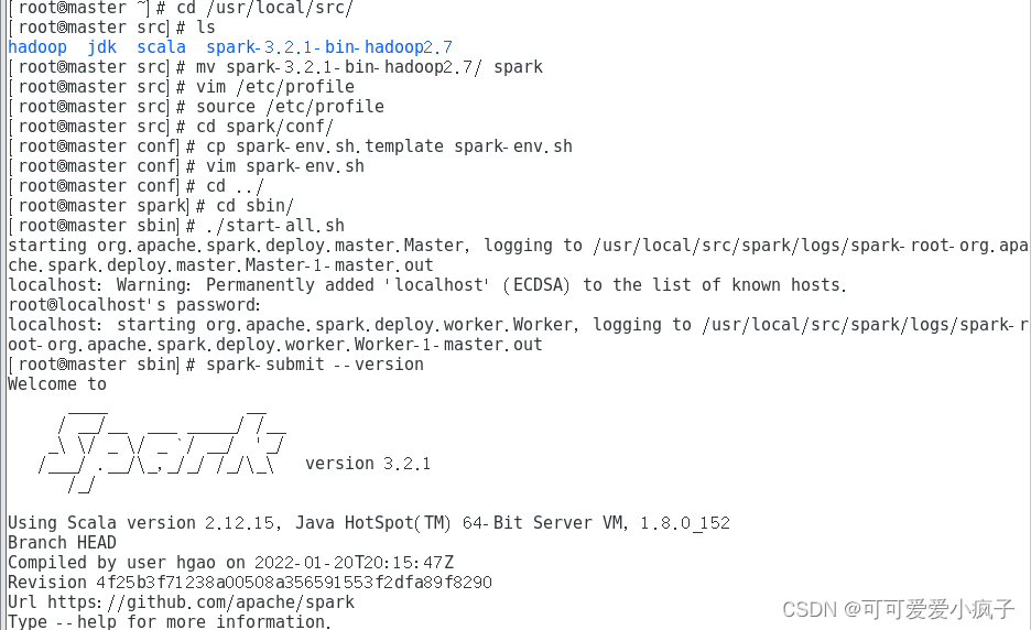 hadoop（伪分布式）上的spark和Scala安装与配置_hadoop插件下载教程scala-CSDN博客