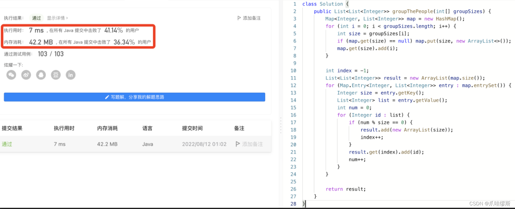 图解LeetCode——1282. 用户分组（难度：中等）_[leetcode] 1282-CSDN博客