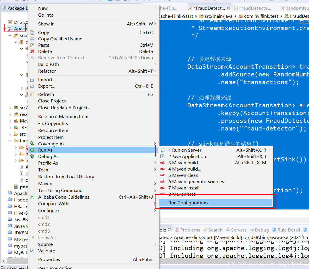 Apache Flink：简单的Java工作Demo(基于官方demo)_flink java demo-CSDN博客