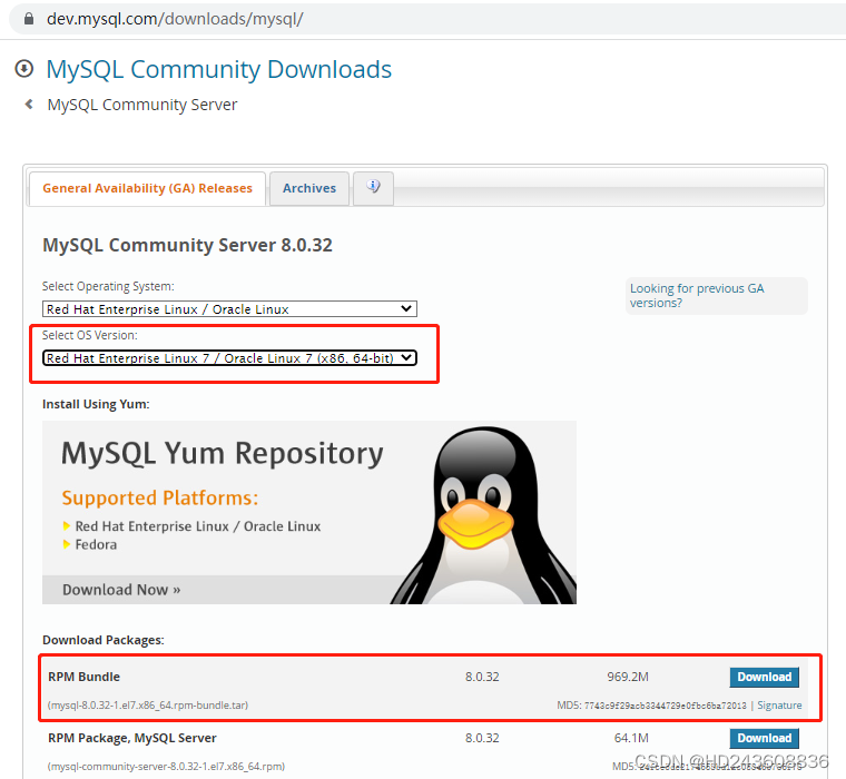 Centos7 安装 Mysql 8.0.32，详细完整教程（好文章！！）_centos7安装mysql8.0.32-CSDN博客
