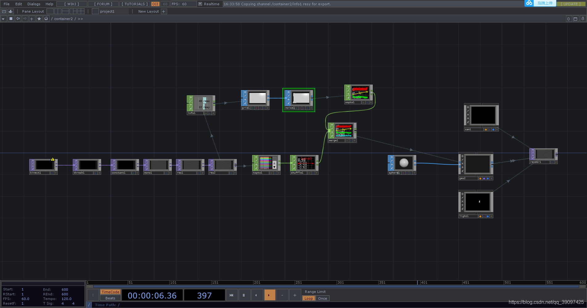 TouchDesigner学习 Kinect人影互动_touchdesigner kinect-CSDN博客