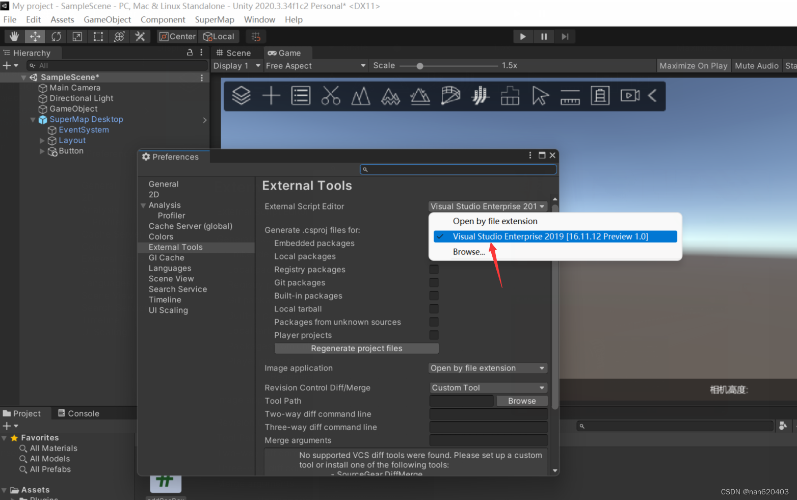 SuperMap Hi-Fi 3D SDK 11i(2022) for Unity插件开发入门——点击按钮在球面场景添加Geobox对象_unity gis插件-CSDN博客