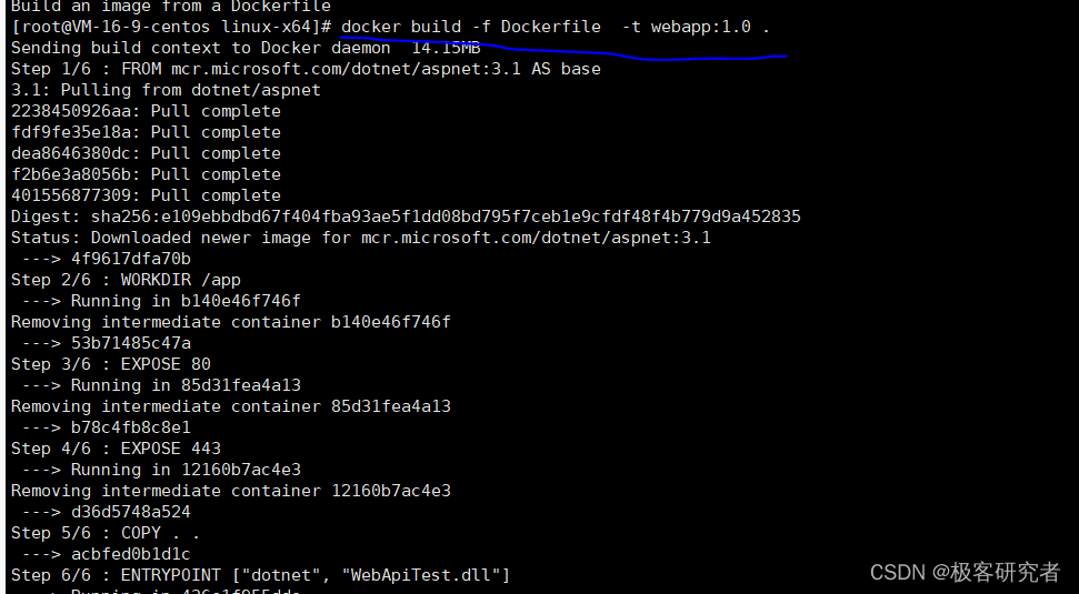 将asp.net core部署到docker中,以容器的方式运行_docker cmd命令安装aspnetcore-CSDN博客
