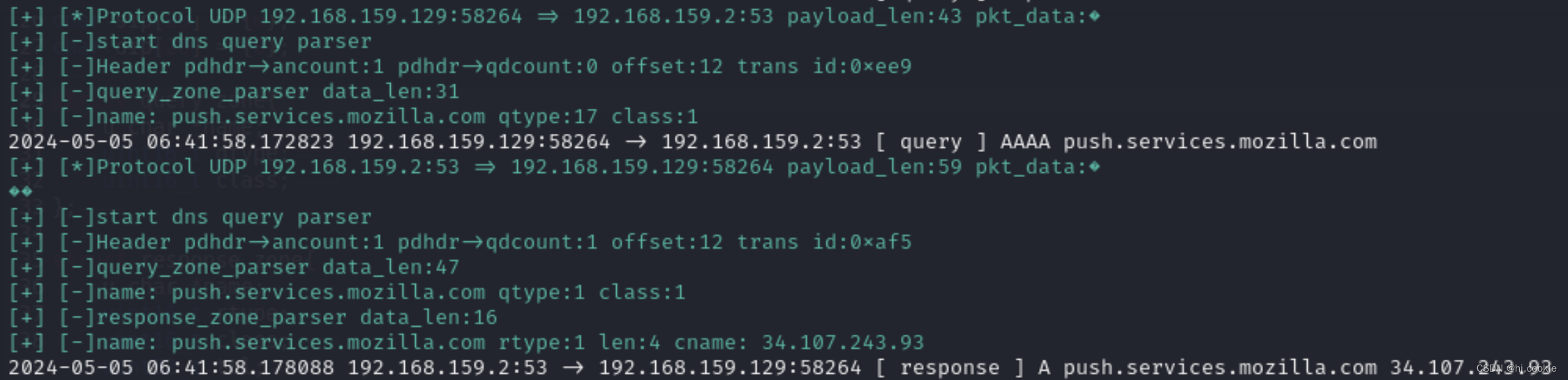 【编程笔记】libpcap应用之解析DNS数据_libpcap解析dns报文格式-CSDN博客