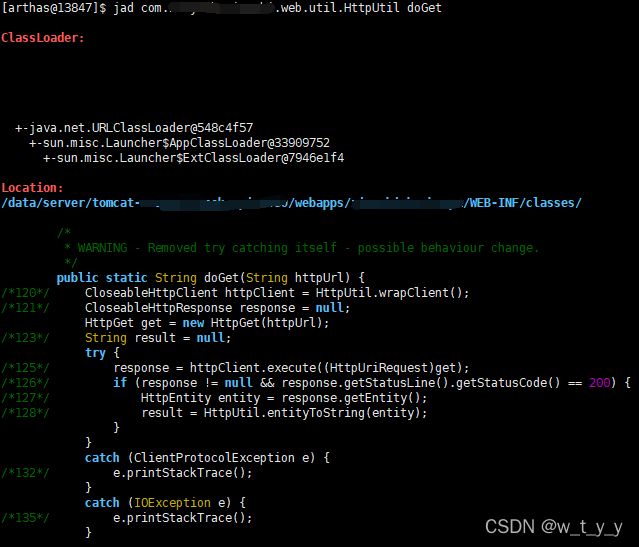 Arthas诊断工具（二）jad&mc&redefine命令_arthas jad-CSDN博客