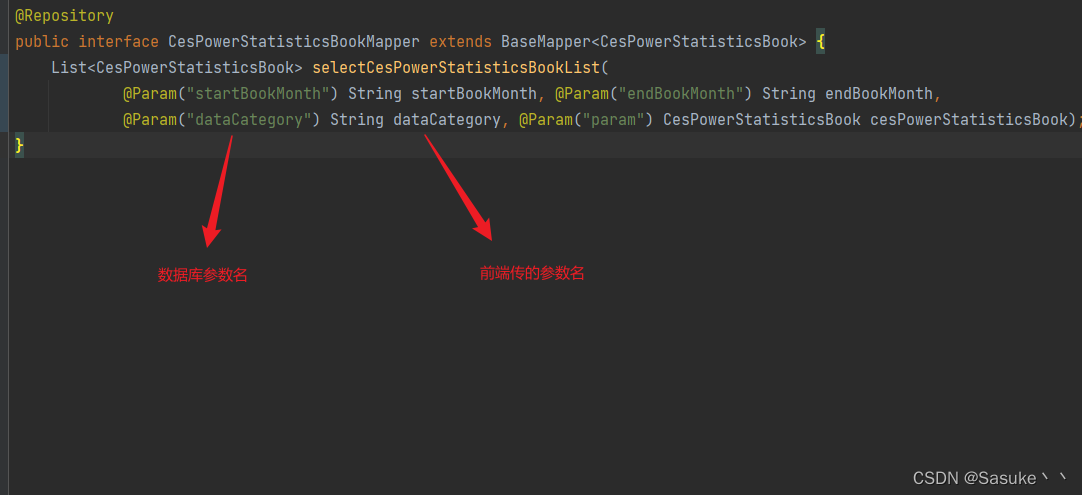 传递多个参数时，mapper层注解@Param()用法_mapper param-CSDN博客