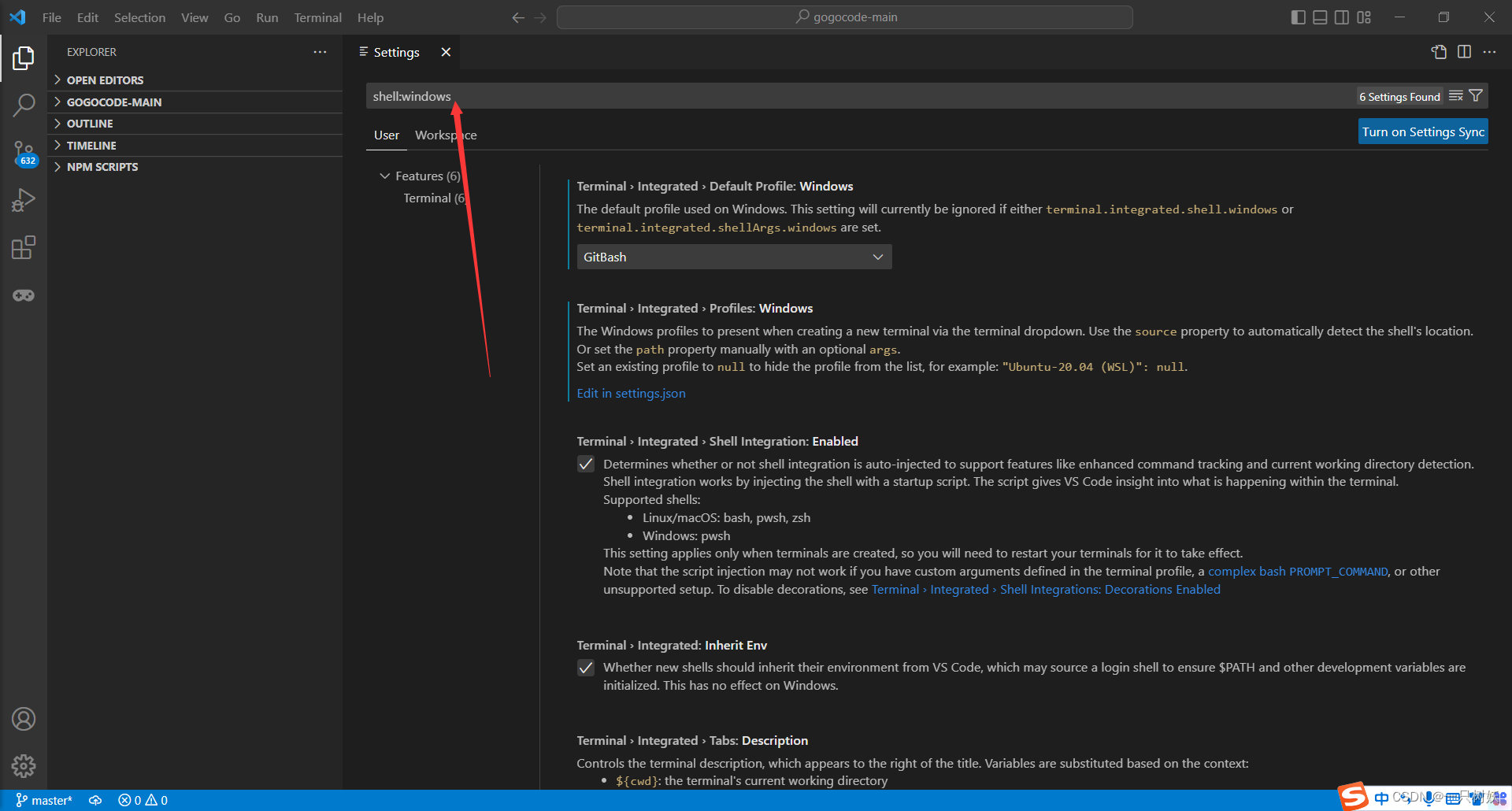 在VScode中配置GitBash终端_vscode 配置git bash-CSDN博客
