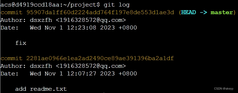 AcWing-Linux基础课-5.git_acwing git-CSDN博客