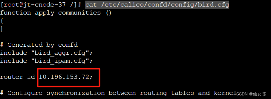 calico/node is not ready: BIRD is not ready: BGP not established with 10.192.158.65,10.192.158.2 ...