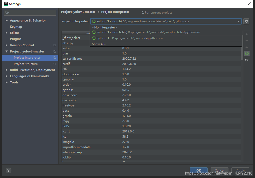 配置Pycharm的interpreter_pycharm interpreter path-CSDN博客