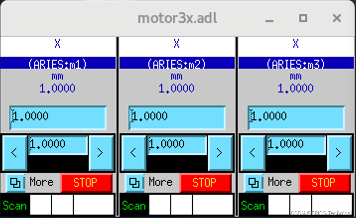 EPICS sscan模块的使用举例-一维扫描_epics scan-CSDN博客