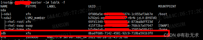 Linux磁盘挂载及格式化文件系统格式为xfs_xfs格式化-CSDN博客