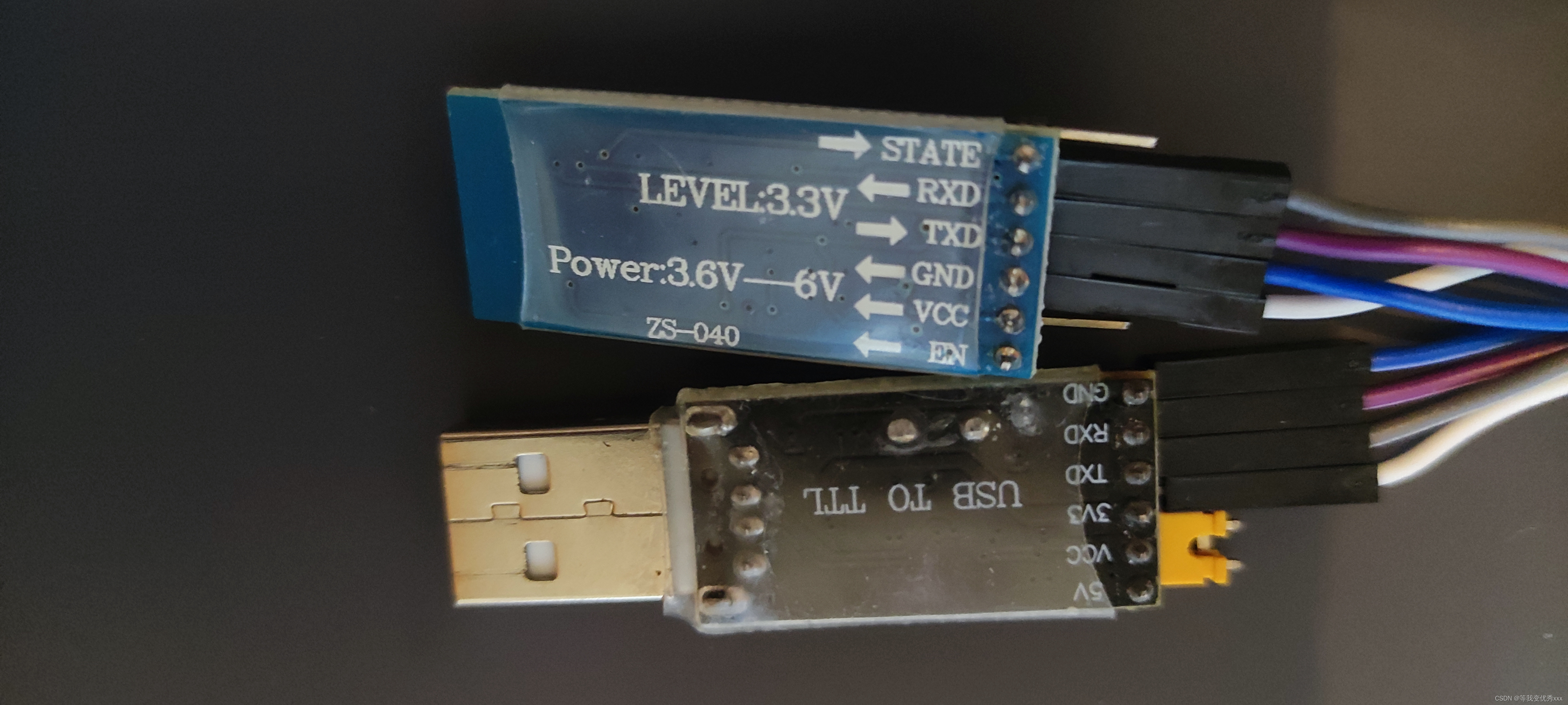 基于stm32通过HC_05(ZS-040)蓝牙模块用手机控制stm32开发板上led灯的亮灭_zs040蓝牙模块使用方法-CSDN博客