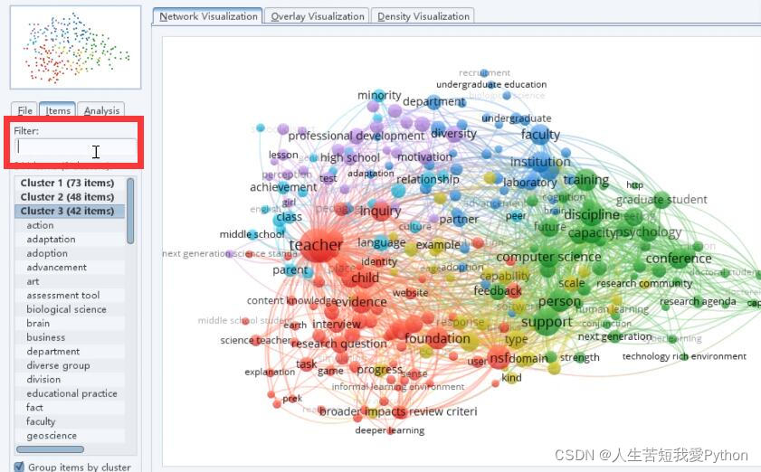 # 研究杂感 × VOSviewer（第一辑）_binary counting和full counting-CSDN博客