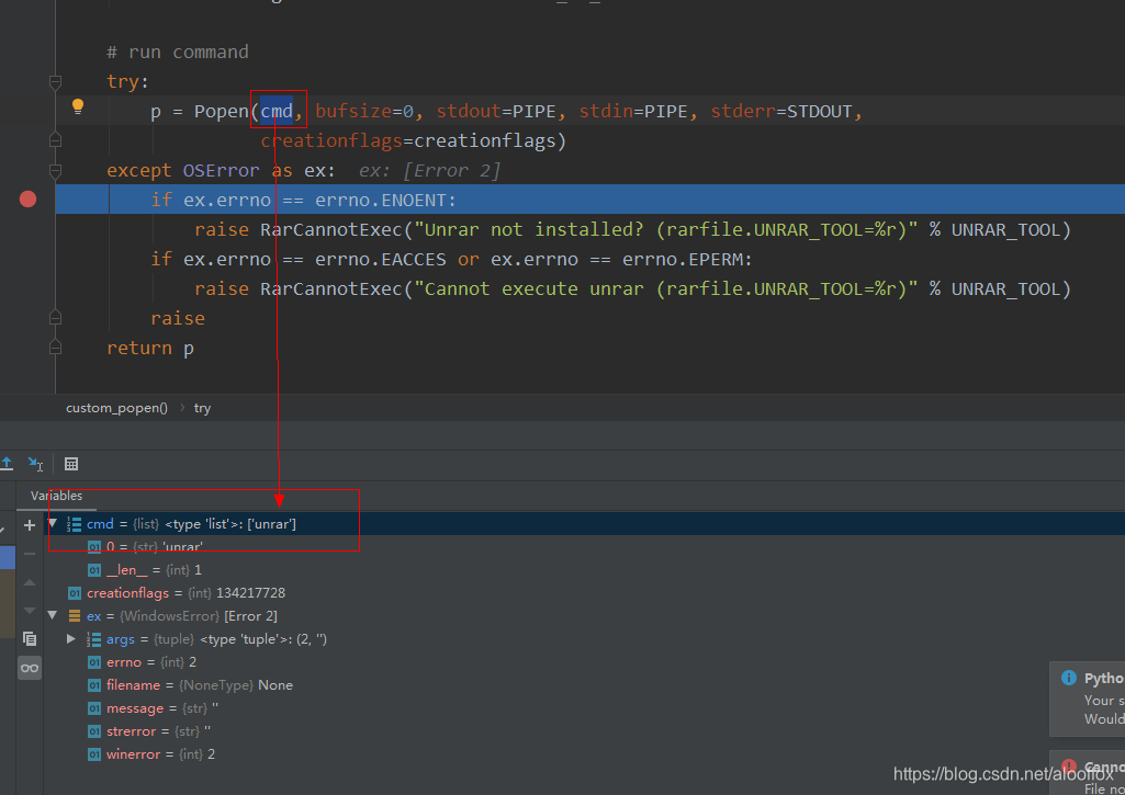 python调用rarfile报错RarCannotExec("Unrar not installed?_python unrar not installed怎么解决-CSDN博客