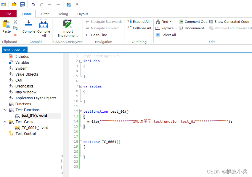 XML调用 CAPL Test Function_caplxml-CSDN博客