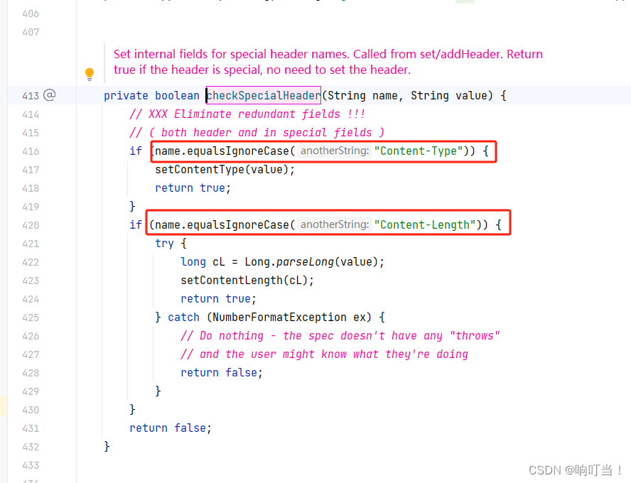 HttpServletResponse设置headers返回，发现headers中缺少“Content-Length“和“Content-Type“两个参数。_response.headers ...