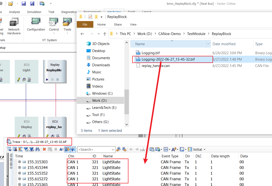 CANoe的数据回放（Replay Block），还是要结合CAPL脚本才能说的明白_canoe replay block-CSDN博客