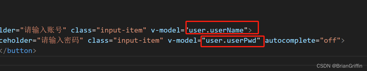 （已解决）Property or method “userName“ is not defined on the instance but referenced during render ...