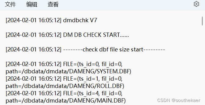 DM数据库，dmdbchk工具，检查修复DM数据库-CSDN博客