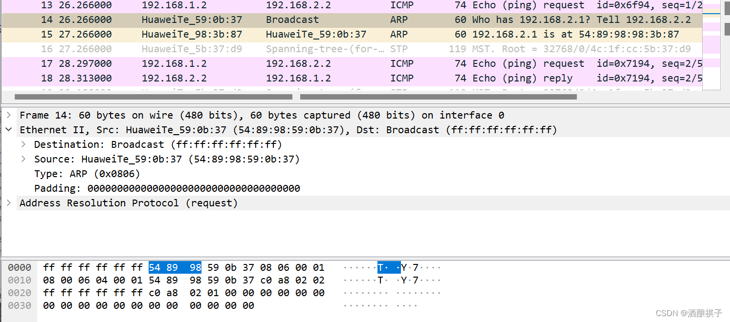 网络通信过程：ARP,ICMP与路由策略-CSDN博客