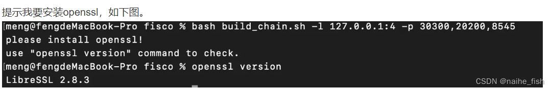 OpenSSL：提示检测失败:Please install openssl!use “openssl version“ commond to check._please install ...
