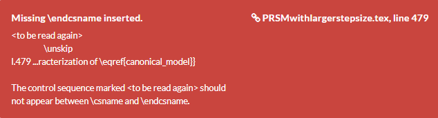 关于Latex标题中交叉引用公式出现error: Missing \endscname inserted.的解决办法_latex插入图片显示missing endcsname-CSDN博客