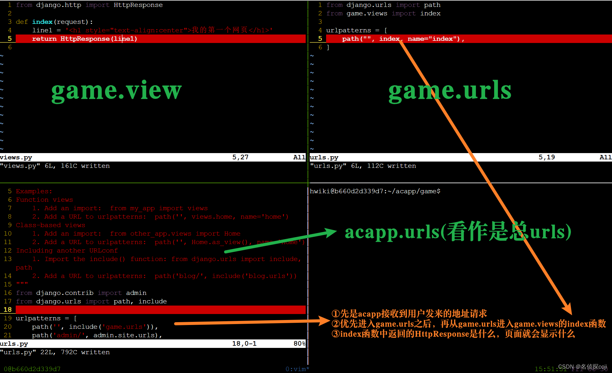 AcWing Django框架课 2.配置docker、git和django初始化_acwing sudo密码-CSDN博客