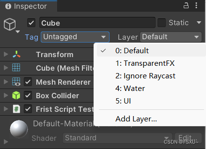 Unity游戏物体与常用组件详解：GameObject、Components与碰撞管理-CSDN博客