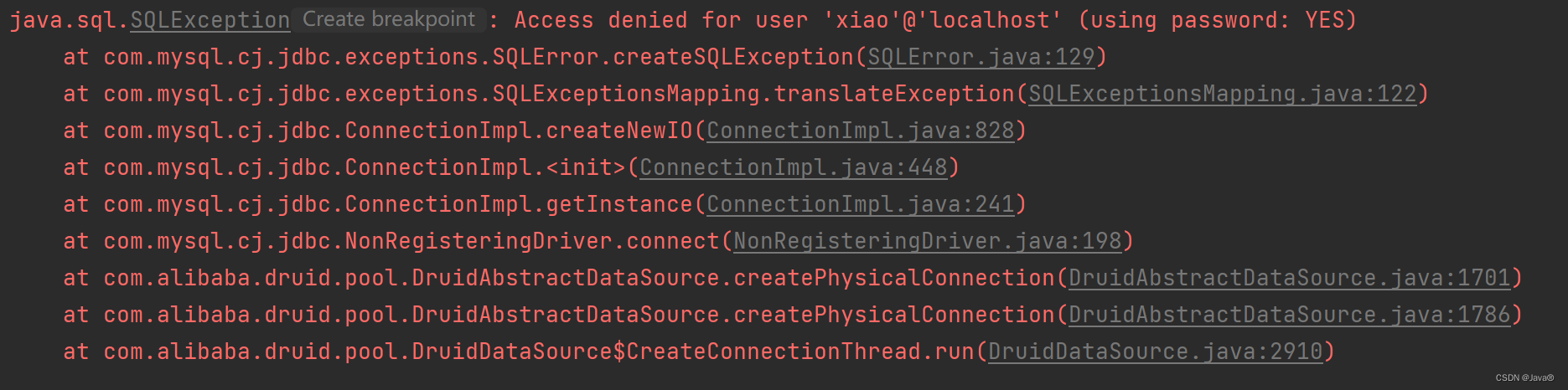Mysql登录时出现access Denied For User ‘‘‘localhost‘ Using Password Yes Csdn博客