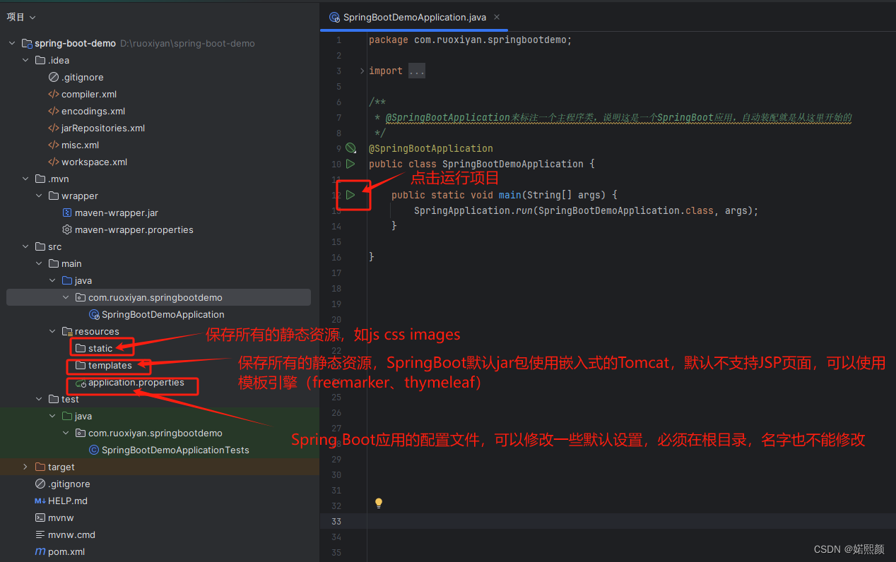 SpringBoot简介及使用IDEA快速搭建一个Spring Boot Web示例项目_idea 2024 搭建一个springboot-CSDN博客