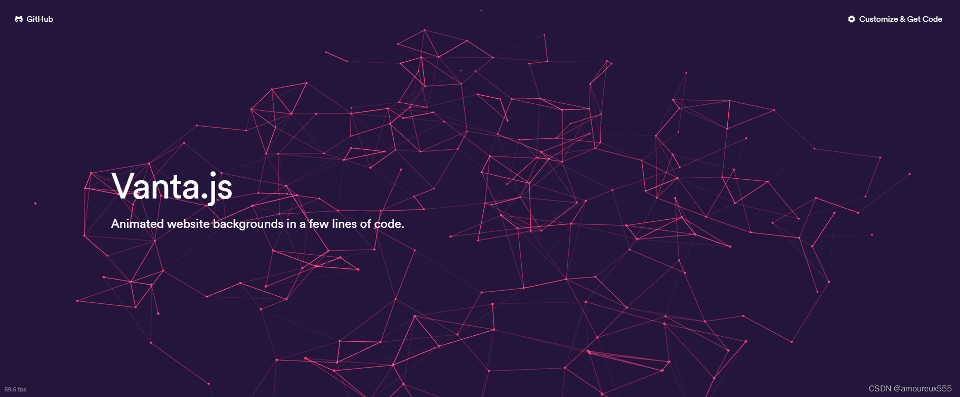 【vue】 网站动态背景 | vanta.js的使用-CSDN博客