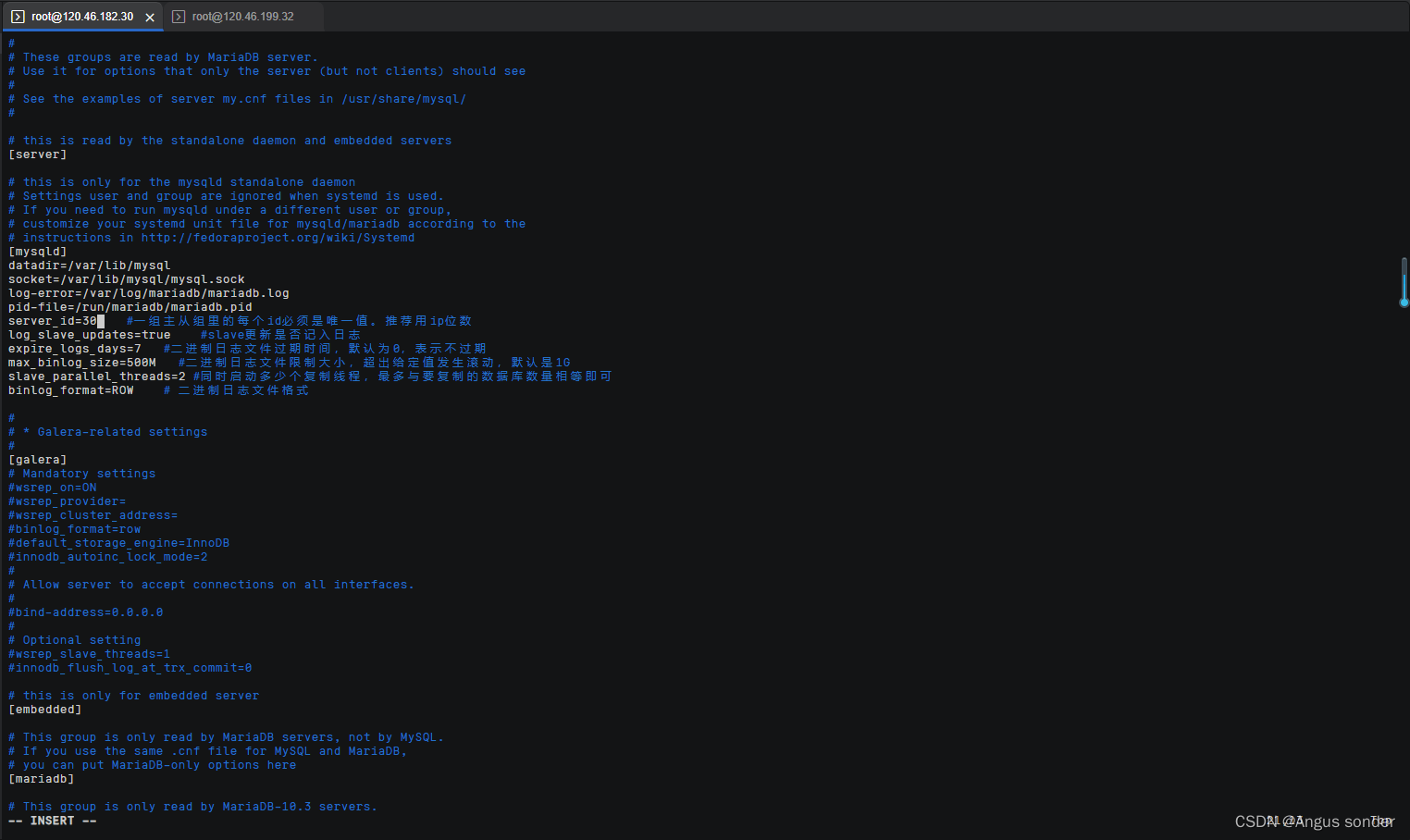 MariaDB半同步主从配置_mariadb show slave status;-CSDN博客