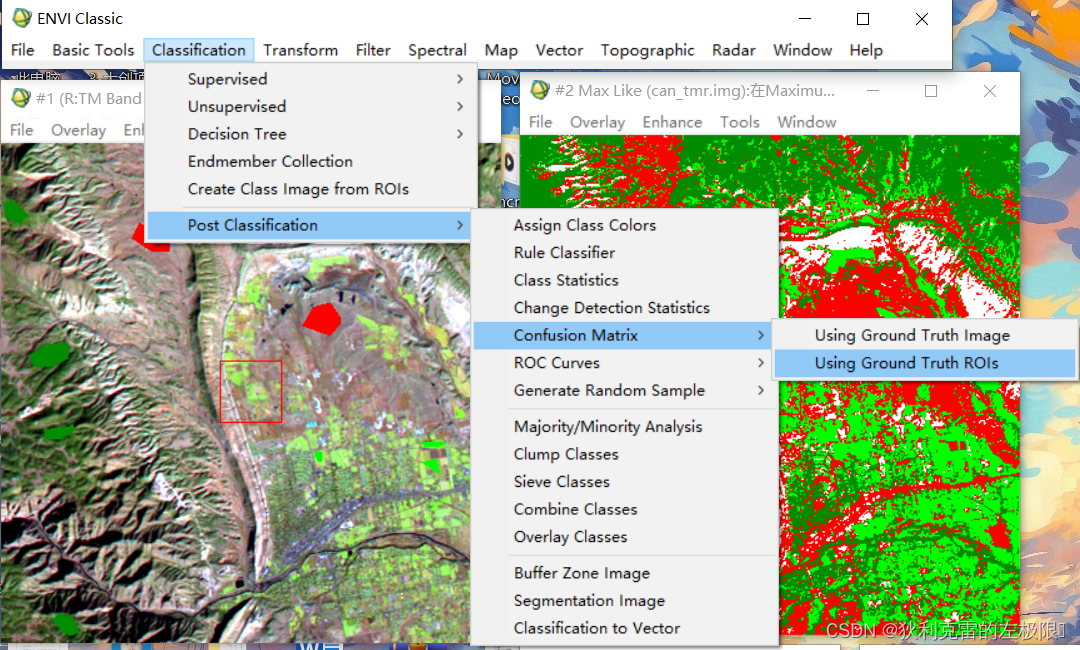 ENVI CLASSIC图像分类（二）----监督分类_kappa指数envi-CSDN博客