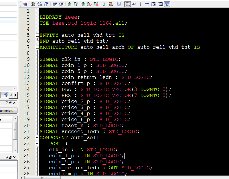 Quartus自动售货机VHDL_quartus 2自动售卖机代码-CSDN博客