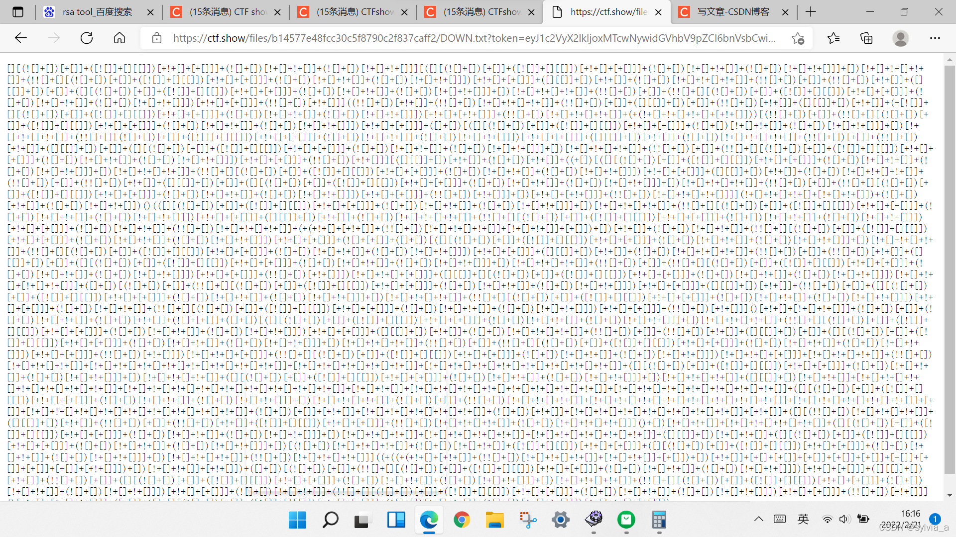CTFshow(crypto) 1-6_ctfshow crypto6-CSDN博客