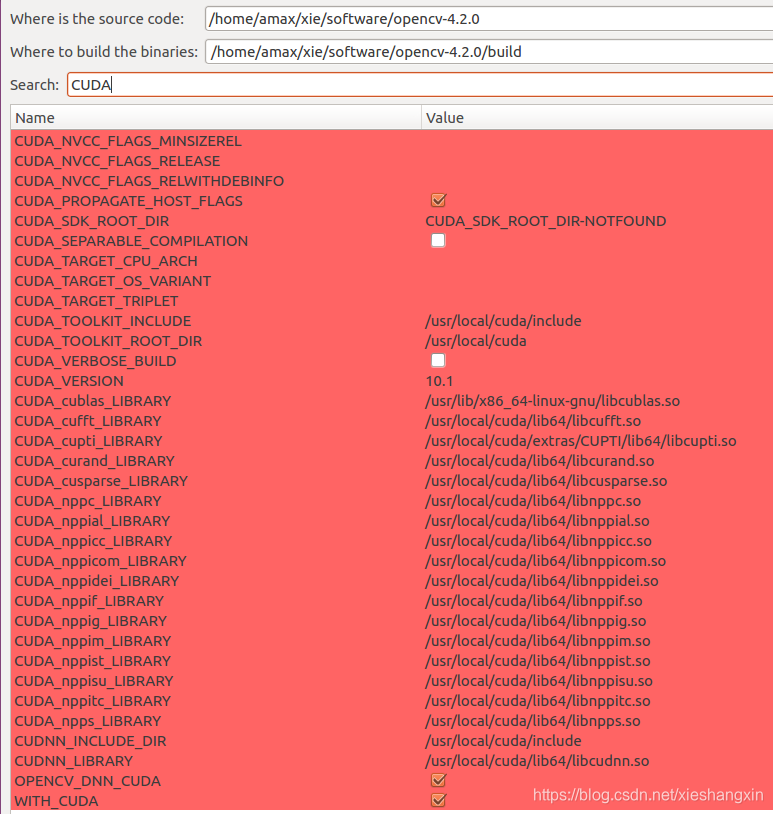 Ubuntu16.04 下 编译 opencv 4.2 支持CUDA QT VTK OPENGL_opencv ubuntu 编译 vtk-CSDN博客