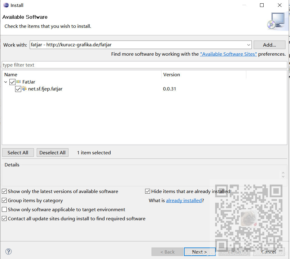 Eclipse安装低版本4.3并安装FatJar打包插件来打包引用第三方jar包的项目成jar包_eclipse中java application打包运行-CSDN博客