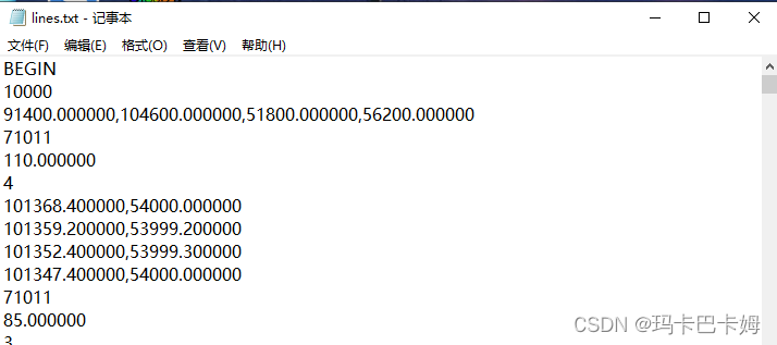 等高线绘制显示（python代码读取文本文件中的等高线类型、高程值和坐标点数据）python读取文件画等高面 Csdn博客