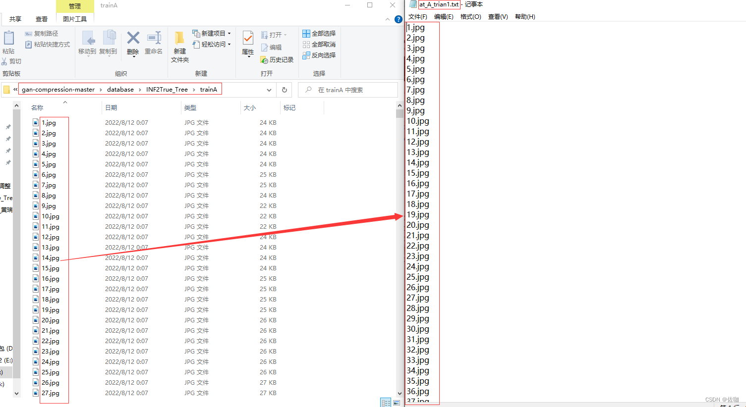 解决python中os Listdir 函数乱序问题,按照原图片名排序批量提取图片名到 Txt文件中(详细图文教程) Python导出文件