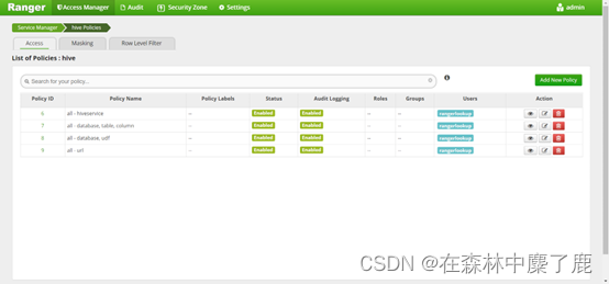 Ranger (四) --------- 安装 Ranger Hive-plugin_ranger hive plugin-CSDN博客