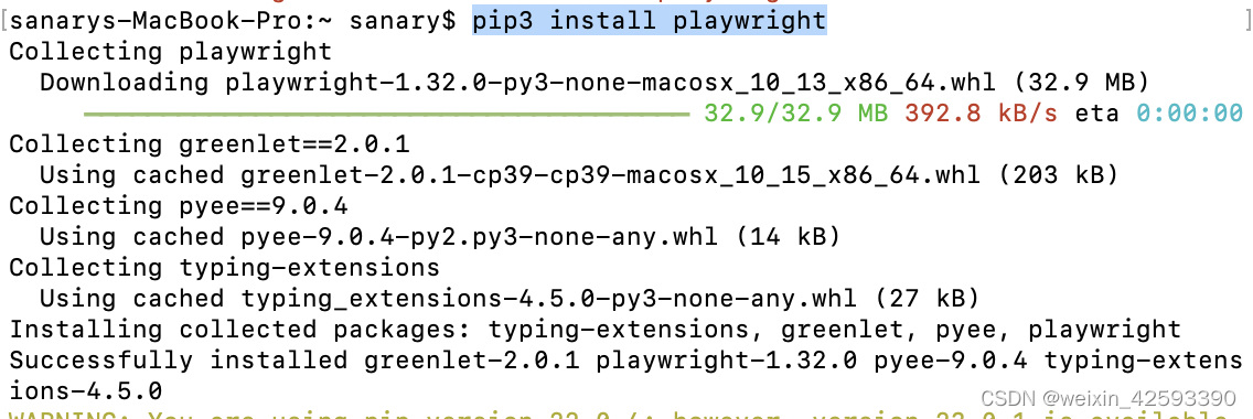 Mac电脑安装playwrightplaywright Mac Csdn博客