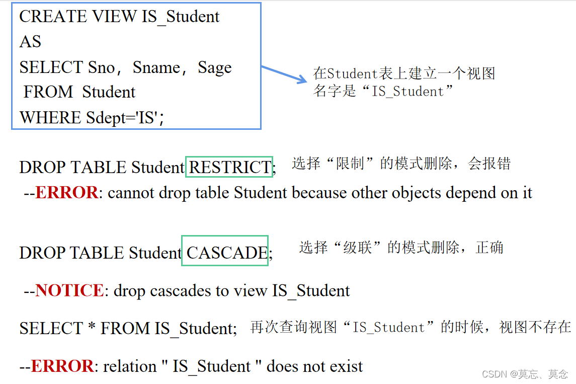 SQL语句_在dbms中建立“学生-课程”数据库,其关系逻辑模式如下:student(学生表):stude-CSDN博客