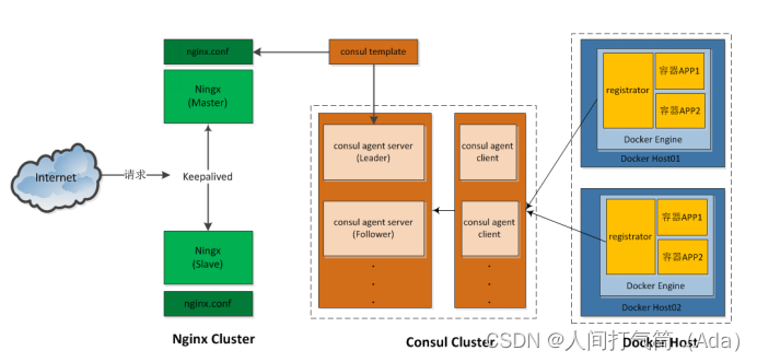Docker+Consul+Registrator 实现服务注册与发现-CSDN博客