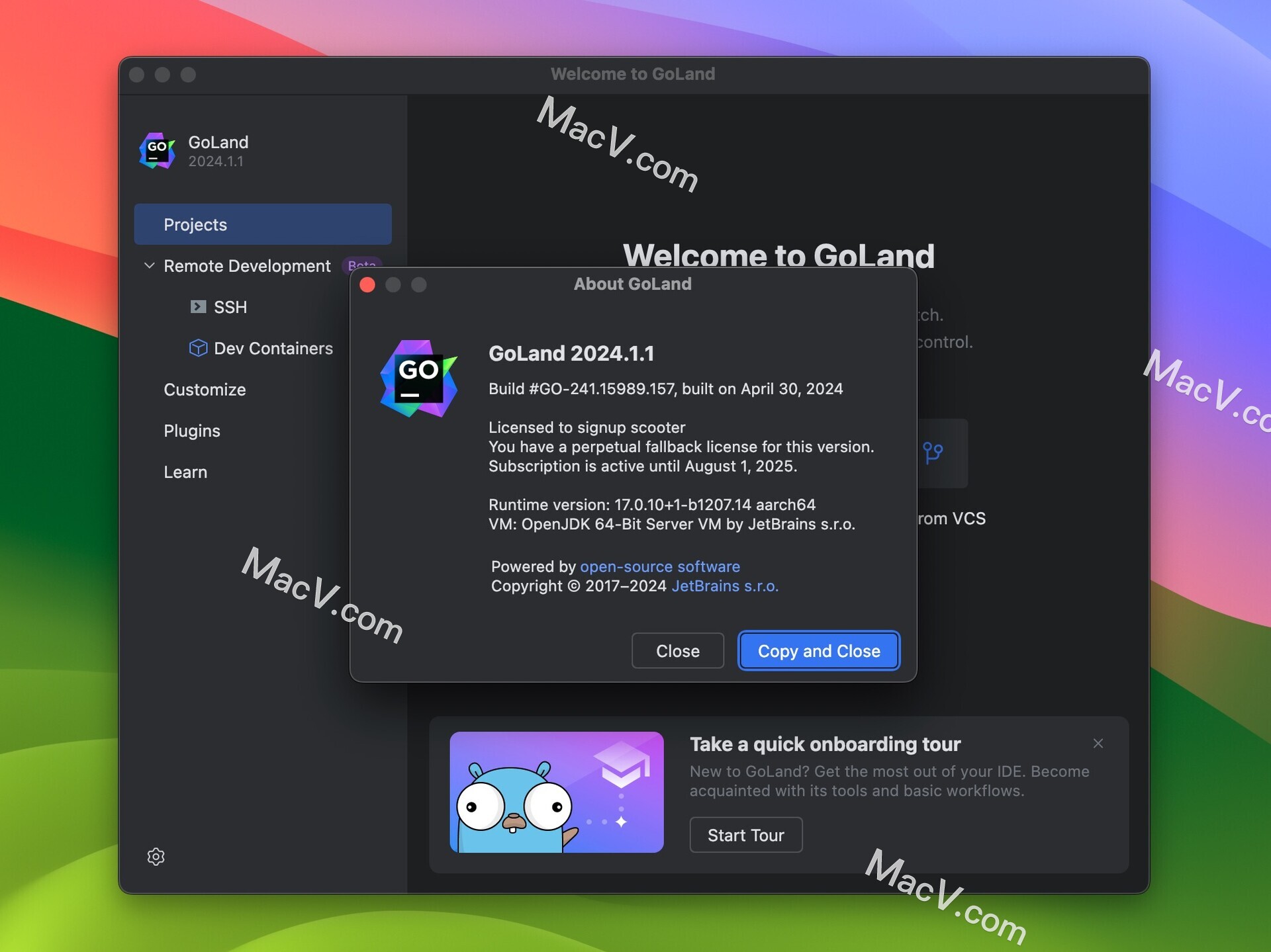 JetBrains GoLand For Mac(GO语言集成开发工具环境)v2024.1.1中文版_goland 2024.1版本支持中文-CSDN博客