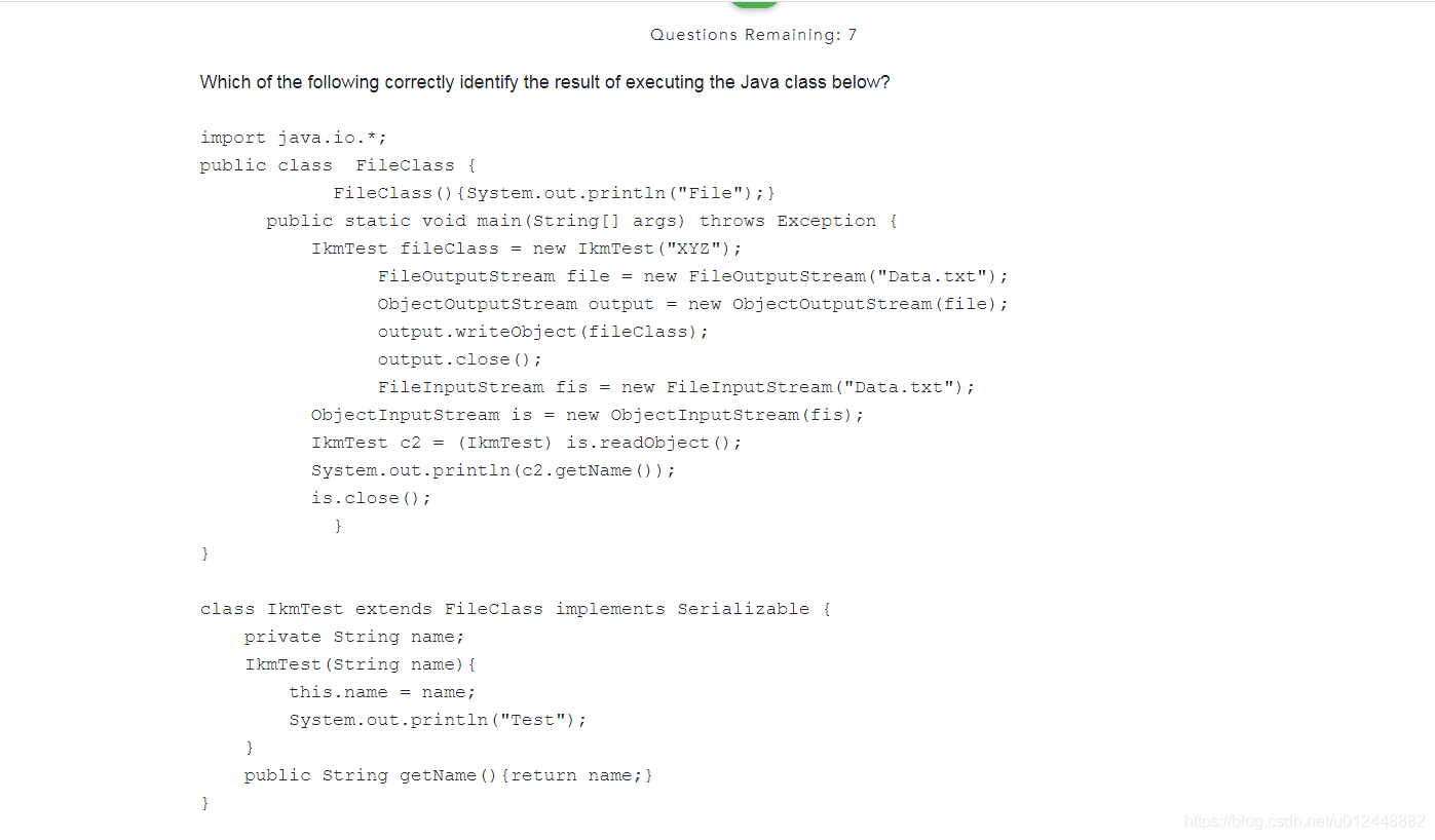 IKM-Java SE 8评估测试题挑战，测测你的基础水平_ikm测试-CSDN博客