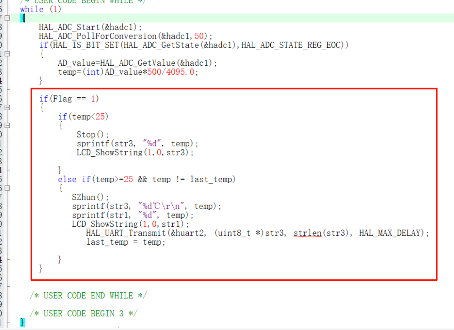 基于proteus的stm32f401re的仿真--西安电子科技大学大二微控制器个人项目温度检测控制仿真系统_proteus ...
